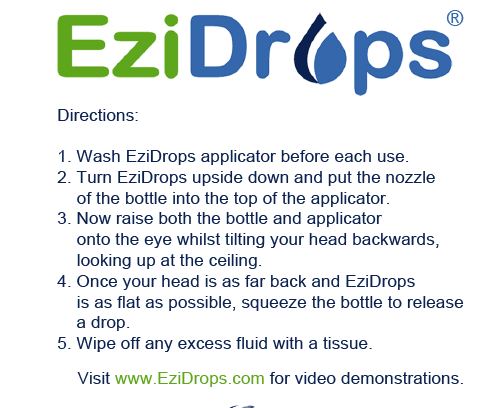 EziDrops - Eye Drop Dispenser Aid | Easy Eye Drop Applicator ...